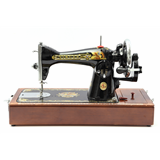 Singer naaimachine in notenfineer kast - auctions & price archive